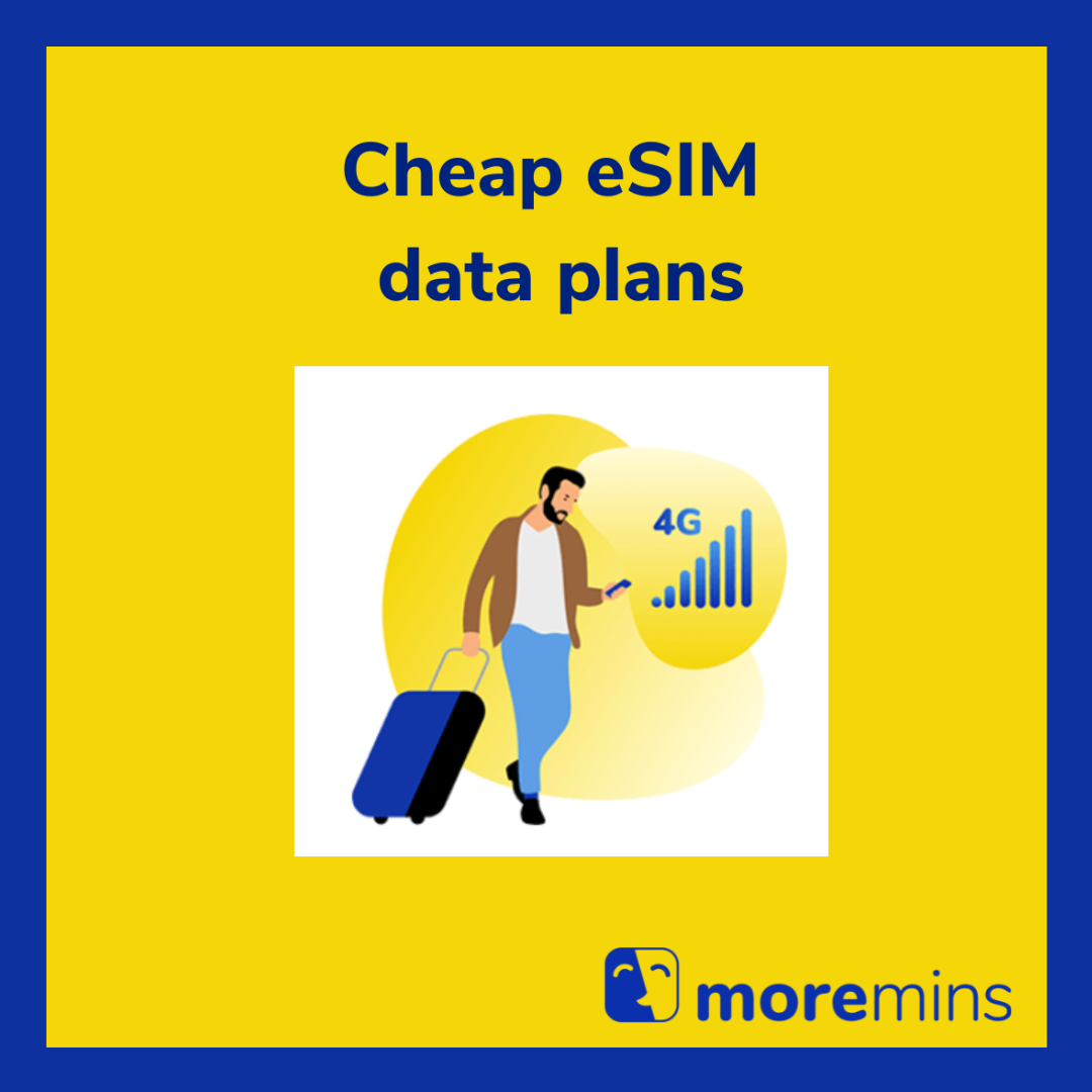 Prepaid eSIM Internet Plan from $0.99 | MoreMins eSIM app